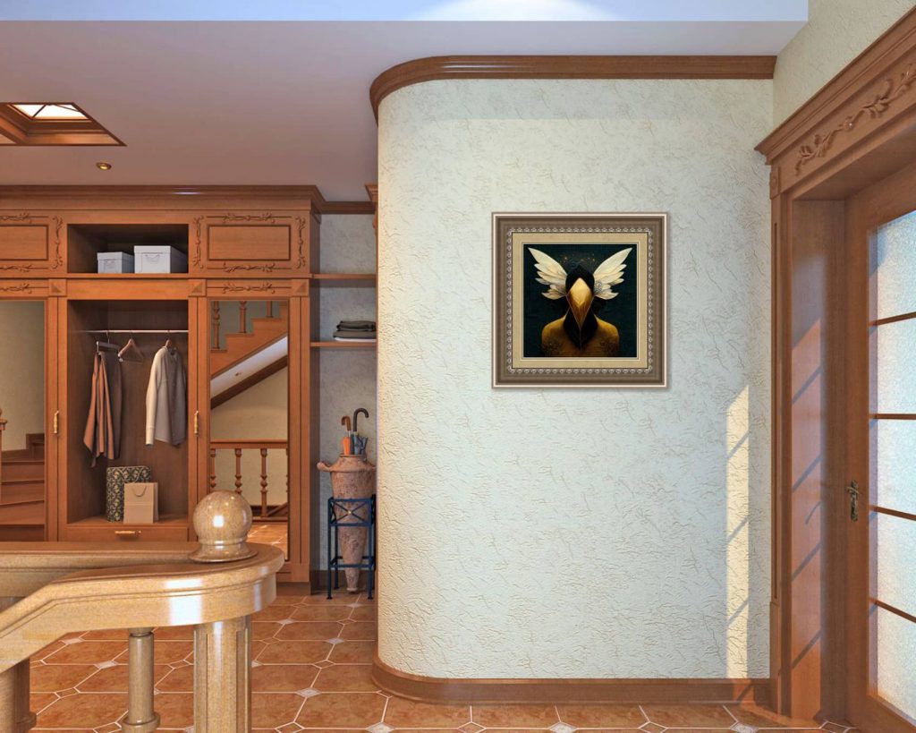 Transcendent Divine Intersection: Abstract Angel XIV