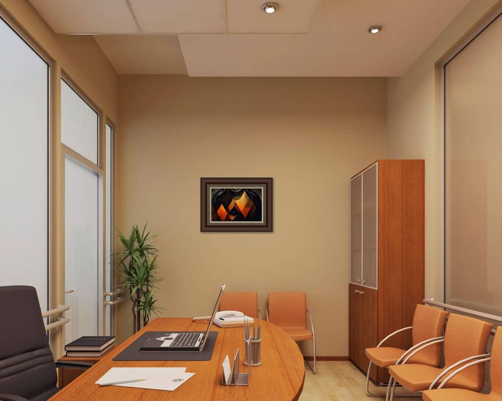 Geometric Truths Art in 'Liquid Honesty VI'